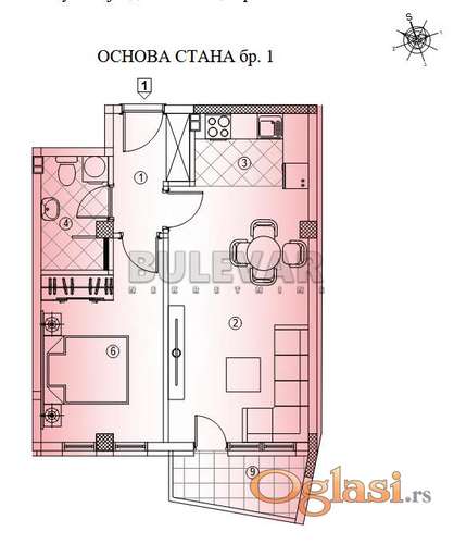 Novogradnja na Crvenom pevcu, 1.5, 49 m2, povrat PDV-a