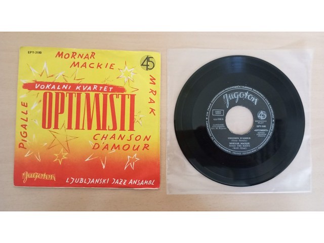 VOKALNI KVARTET OPTIMISTI - Chanson D Amour (EP) L