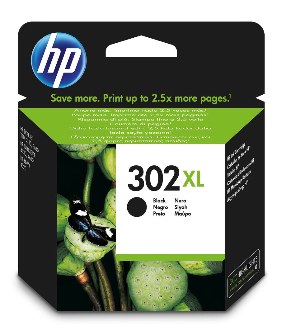 HP Ink No302XL BK