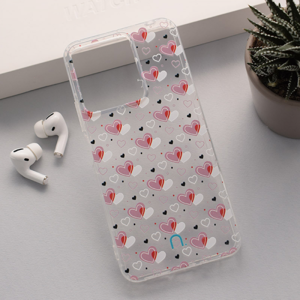 Futrola za mobilni telefon Maska Nanobit Print za Xiaomi Redmi 13C Hearts