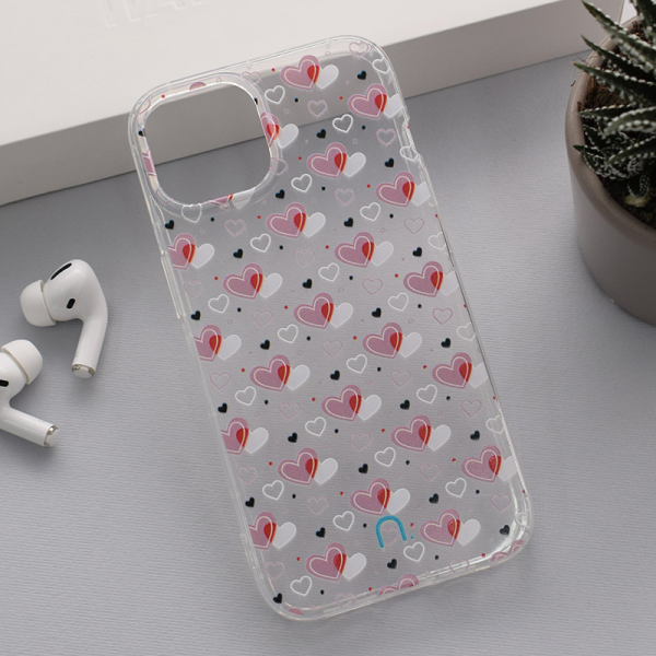 Futrola za mobilni telefon Maska Nanobit Print za iPhone 13 Hearts