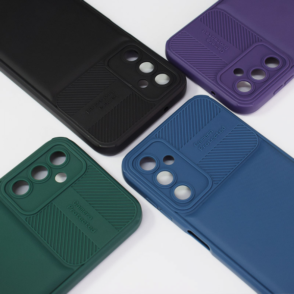 Futrola za mobilni telefon Maska Camera Protected za Xiaomi Redmi Note 13 4G (EU) ljubicasta