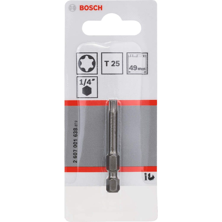 Bosch – Bit odvrtača ekstra-tvrdi T25, 49 mm – 2607001638