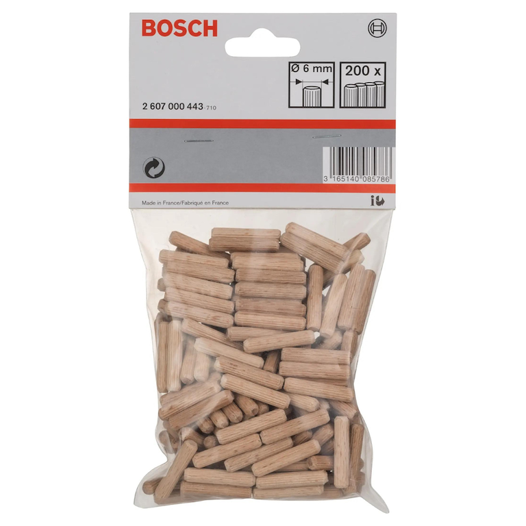 Bosch – Rebrasti drveni tipl – 2607000443