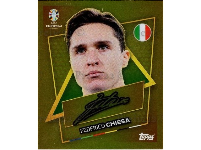 EURO 2024 Germany ITA SP Federico Chiesa, SIGNATURE