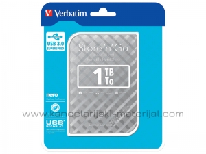 VERBATIM eksterni hard disk 1TB USB 3.0 (53197)