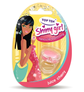 TOP TEN SHINY GIRL LIP RING JUICE CHERRY