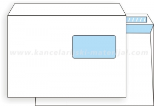 PIGNA EDERA C5 koverta DESNI PROZOR 162x229 90g (23150D) otvaranje na dužoj strani