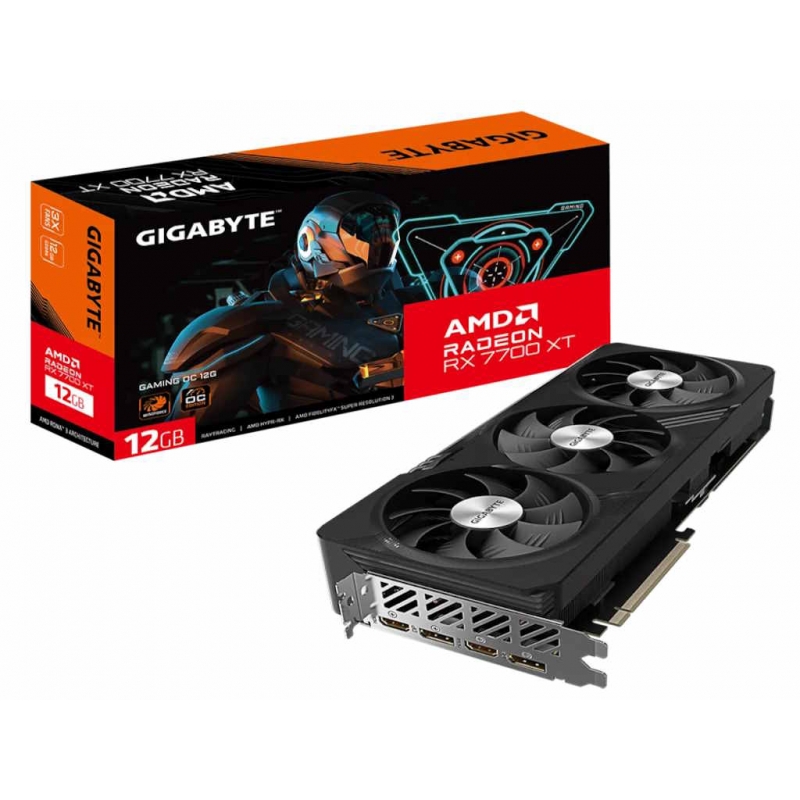 GRAFIČKA KARTA GIGABYTE GV-R77XTGAMING OC-12GD AMD/12GB/GDDR6/192BIT/CRNA