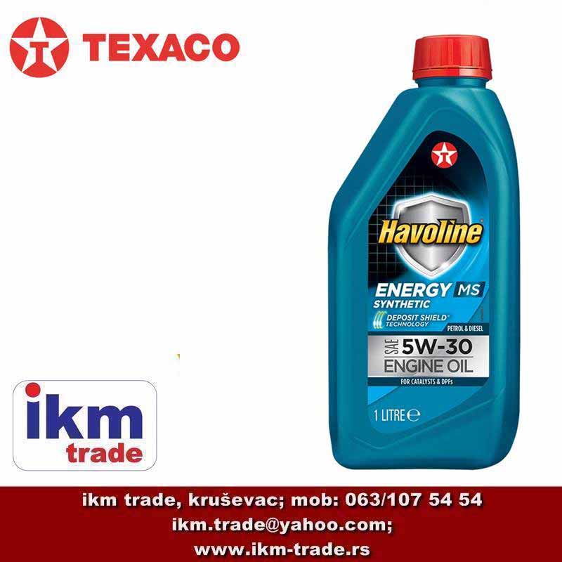 TEXACO HAVOLINE ENERGY MS 5W30 1L