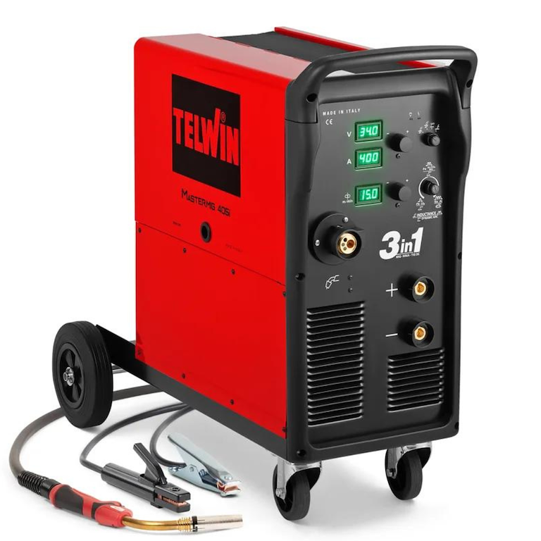 Telwin – Inverter aparat za zavarivanje MASTERMIG 405i MIG-MAG FLUX BRAZING MMA TIG DC-Lift 230 – 400 V – 816197