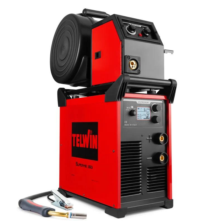 Telwin – Inverter aparat za zavarivanje SUPERMIG 350i PACK MIG-MAG FLUX BRAZING MMA TIG DC-Lift 230-400 V – 816904