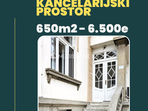 KANCELARIJSKI PROSTOR U CENTRU – 650m2 – 6.500e