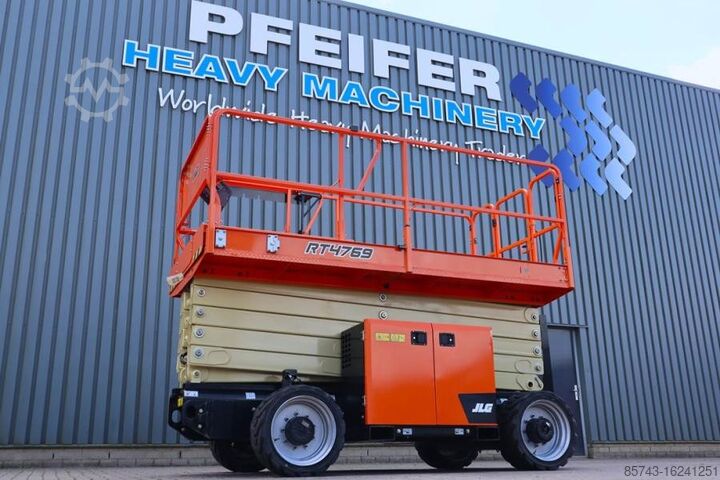 Podizanje makaza
JLG RT4769 Unused, Diesel, 16.3m Working Height, 363kg