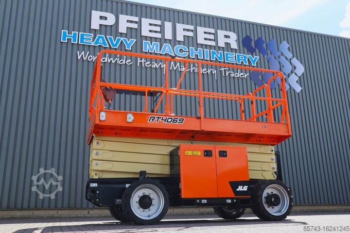 Podizanje makaza
JLG RT4069 Unused, Diesel, 14.3m Working Height, 363k