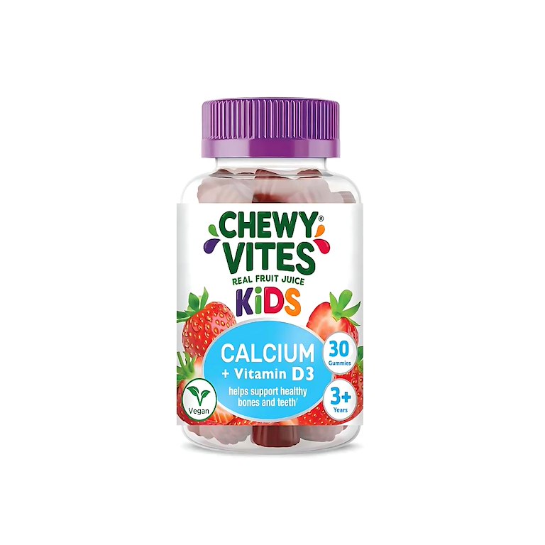 CHEWY VITES KIDS Kalcijum + Vitamin D3 30 Komada Gumenih Bombona