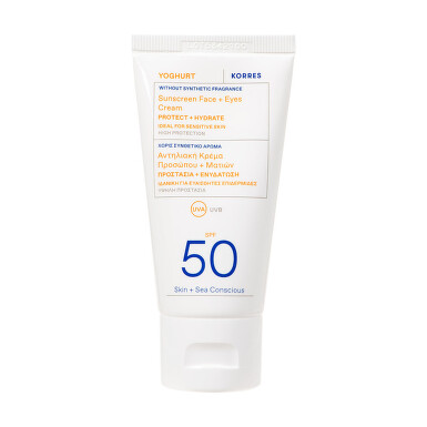 Korres Yoghurt Krema za zaštitu od sunca za lice i predeo oko očiju SPF 50, 50 ml