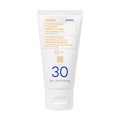 Korres Yoghurt Tonirana krema za zaštitu od sunca za lice SPF 30, 50 ml