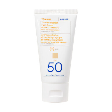 Korres Yoghurt Tonirana krema za zaštitu od sunca za lice SPF 50, 50 ml