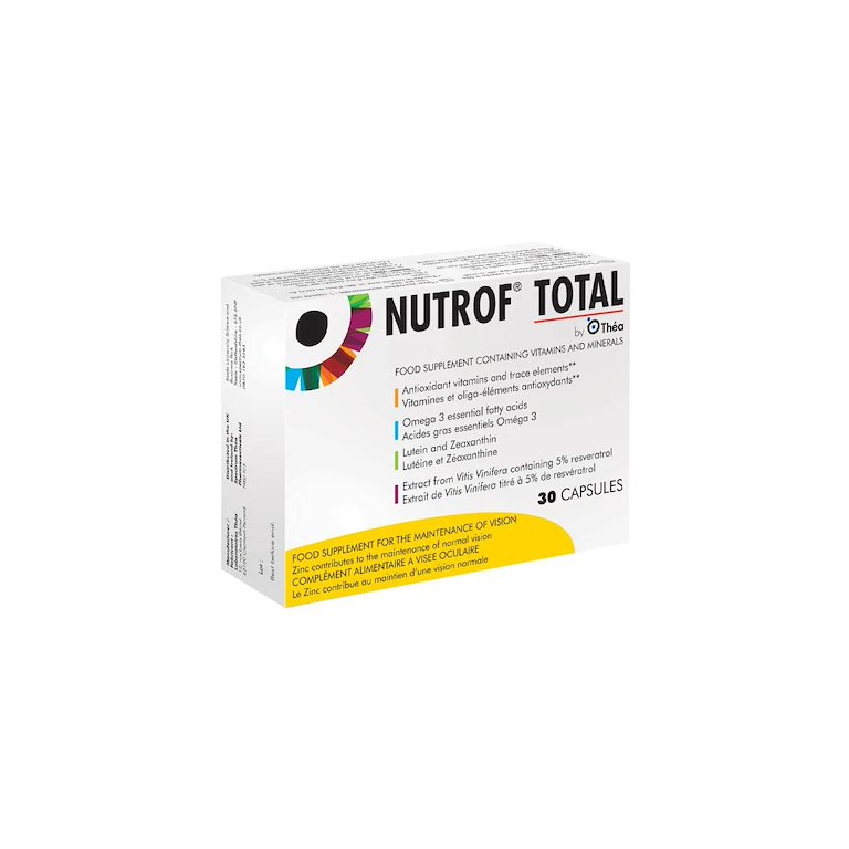 NUTROF® Total 30 Kapsula; Za Oči i Oštar Vid