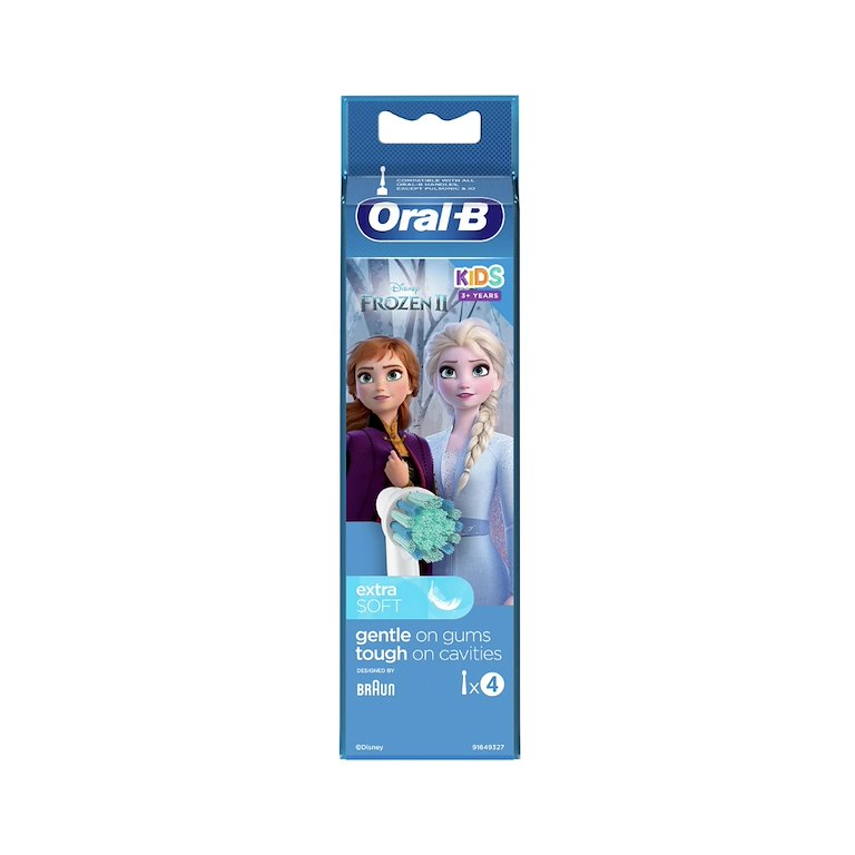 Oral-B® Nastavci za Četkicu FROZEN II 4 Ekstra Soft Nastavka za Dečiju Električnu Četkicu