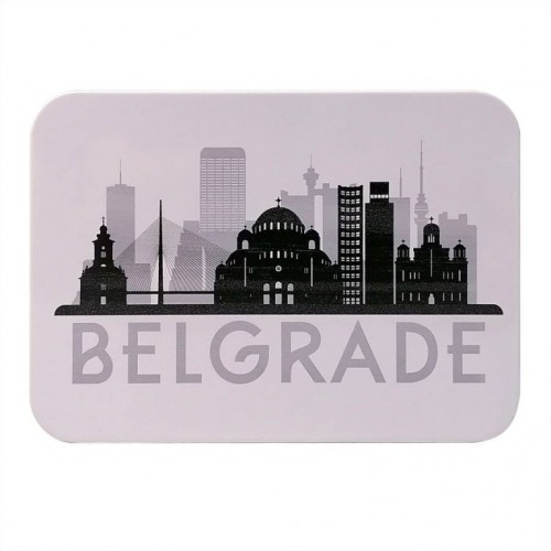 Metalna kutija Belgrade 14,2x10x3 cm Lila