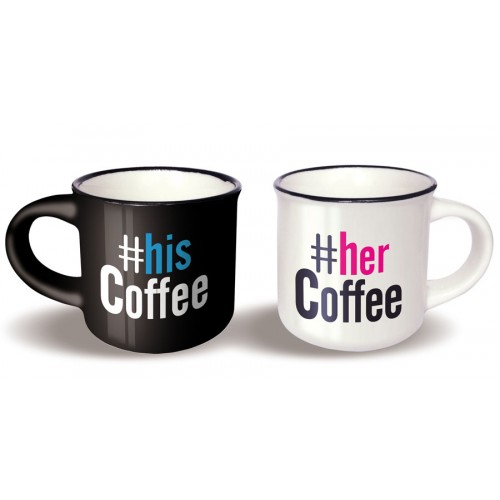 Set minimug šoljica par his and her