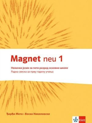 Magnet neu 1, radna sveska za nemački jezik za 5. razred osnovne škole Klett