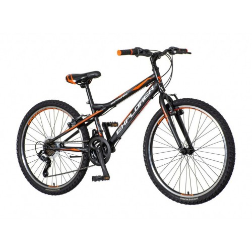 Explorer spark junior bicikla crno narandžasta spa245