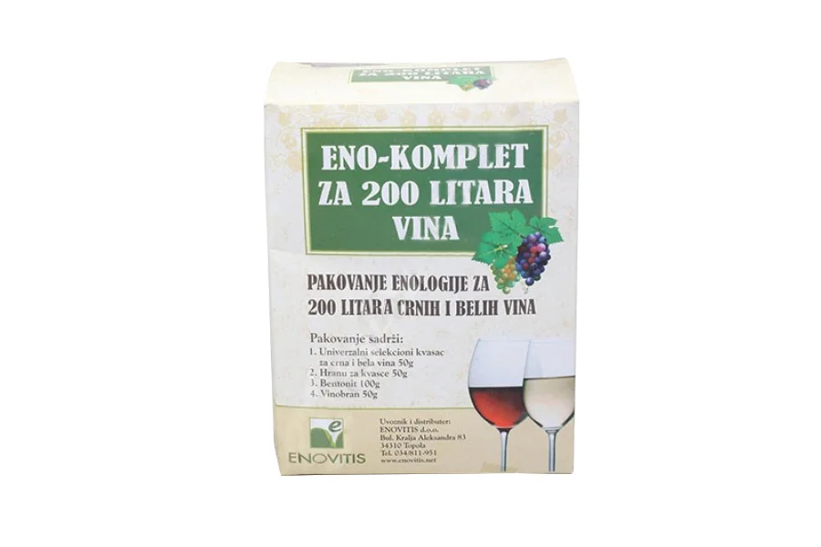 ENO KOMPLET ZA 200 LITARA VINA