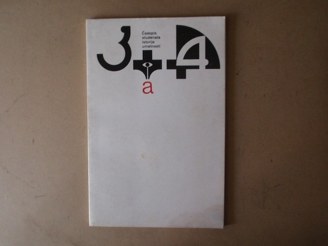 3+4 ČASOPIS STUDENATA ISTORIJE UMETNOSTI 1978
