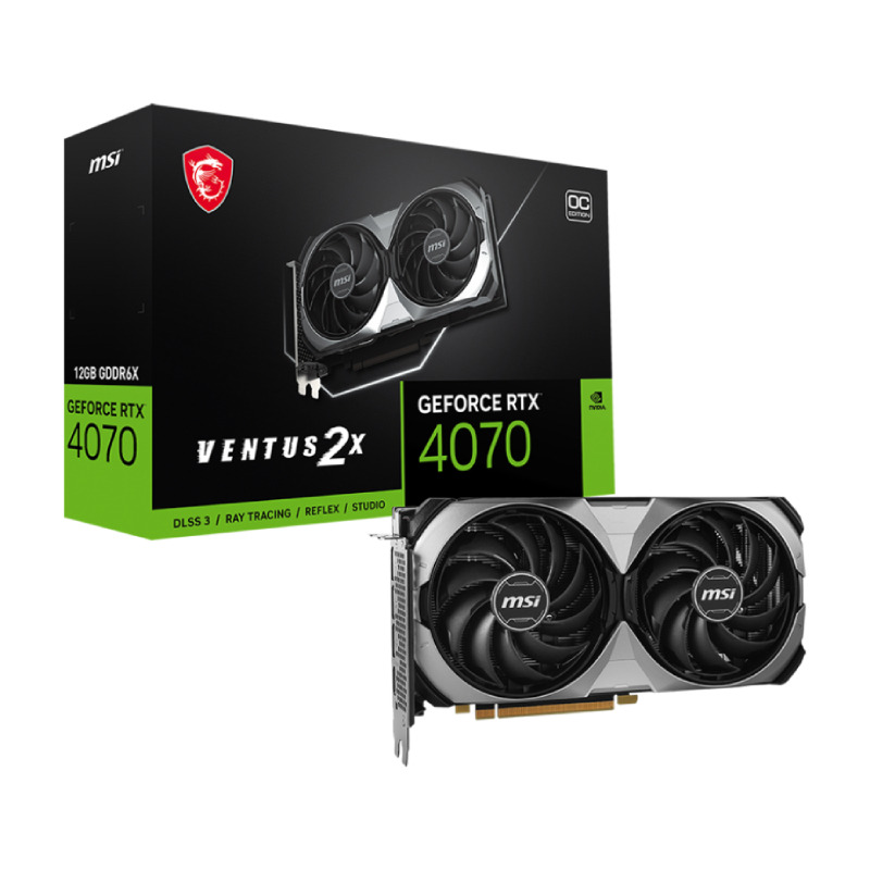 MSI nVidia GeForce RTX 4070 12GB RTX 4070 VENTUS 2X E 12G OC grafička karta