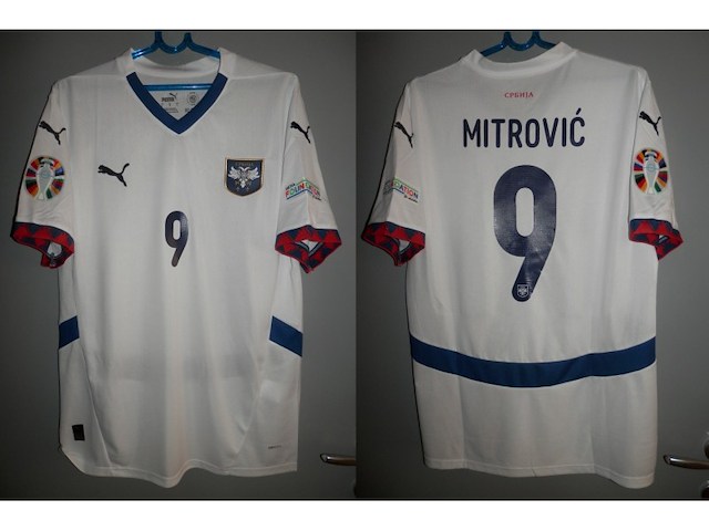 Srbija dres (EURO 2024) Mitrović 9 Serbia (Gostujući)