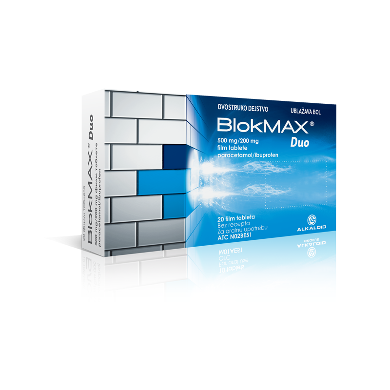 BLOKMAX DUO FILM TABLETA 20X(200MG+500MG)
POZOVITE NAJBLIŽU APOTEKU