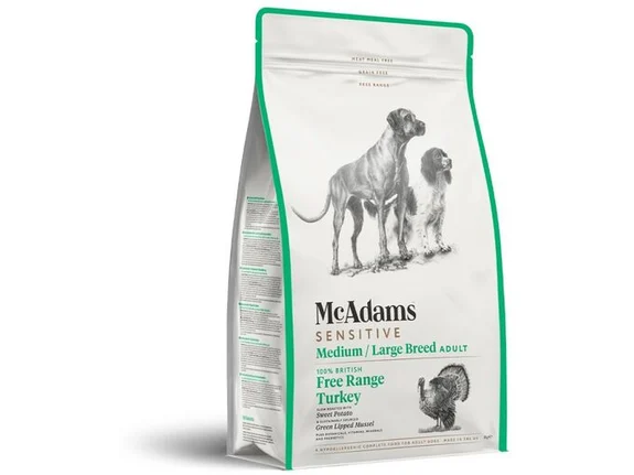 McAdams Medium/Large Breed Sensitive Turkey 10kg