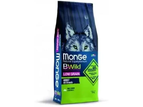 Monge Bwild All Breed Low Grain Divlja Svinja 12kg