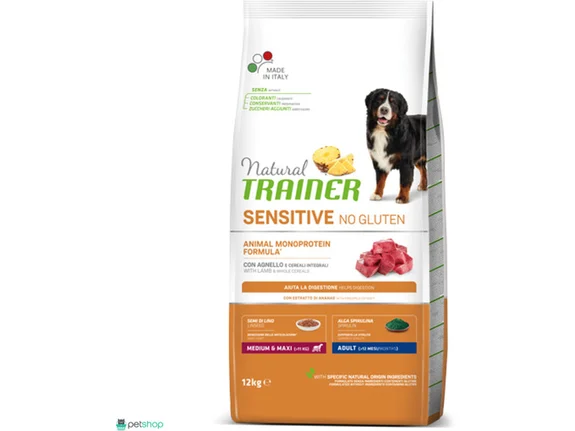 Trainer Natural Medium/Maxi Sensitive No Gluten Lamb 12kg