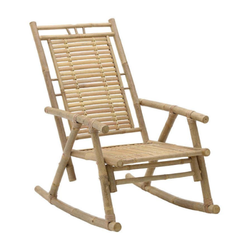 Ena stolica na ljuljanje od bambusa