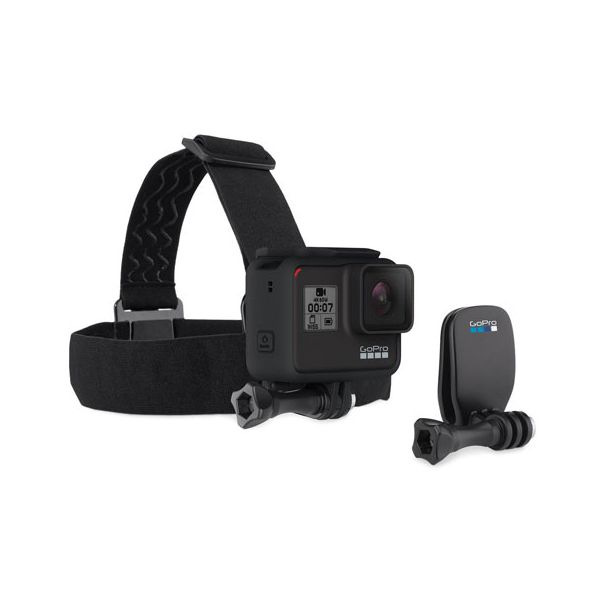 GOPRO Nosač Head Strap + Quickclip, crna