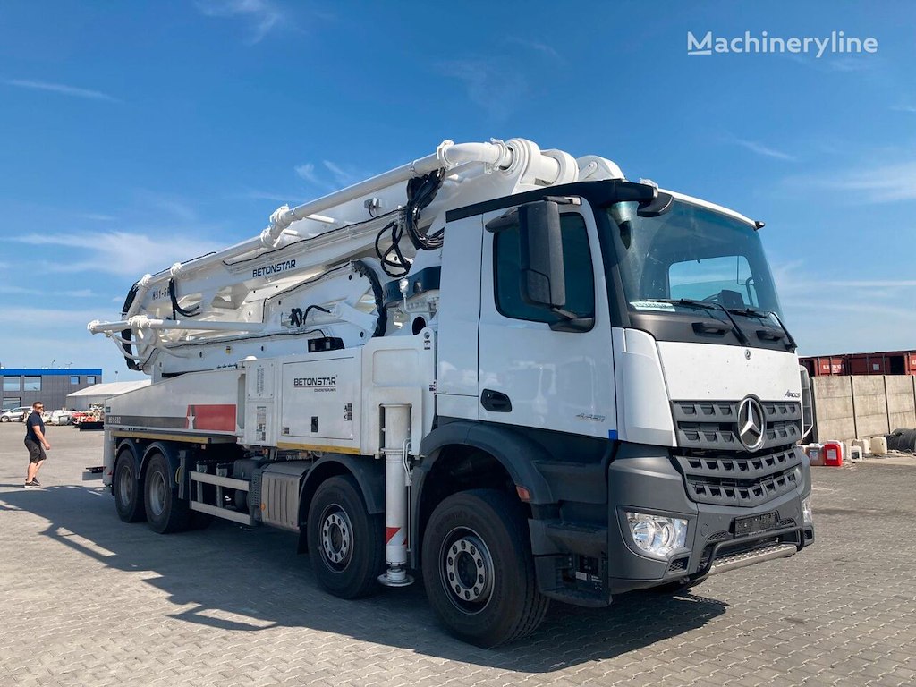 Nova Betonstar H51.20 na šasiji Mercedes-Benz AROCS 4451 pumpa za beton