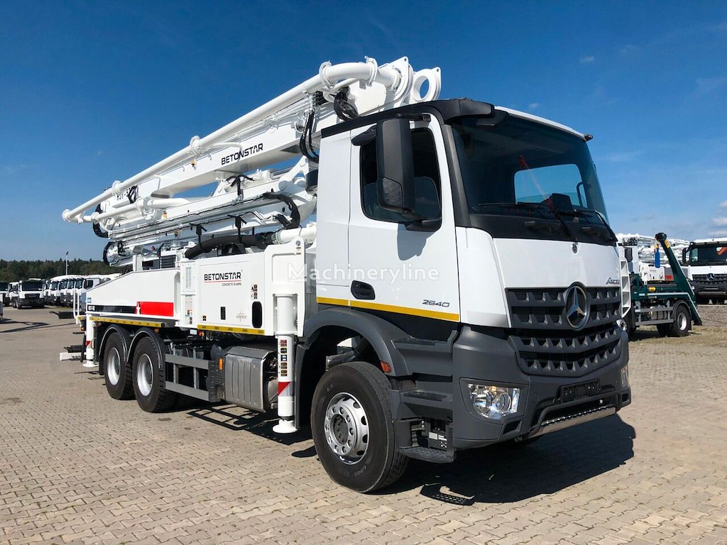 Nova Betonstar H37.14-5Z na šasiji Mercedes-Benz AROCS 2840 pumpa za beton