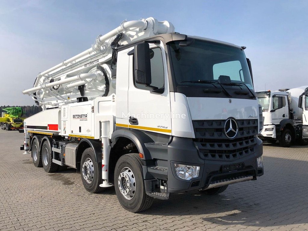 Nova H43.16-5RZ na šasiji Mercedes-Benz AROCS 3743 pumpa za beton