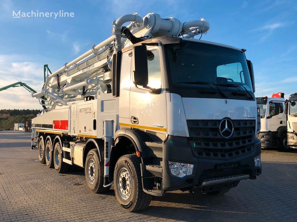 Nova Betonstar H58.16-7RZ na šasiji Mercedes-Benz AROCS 4458 pumpa za beton