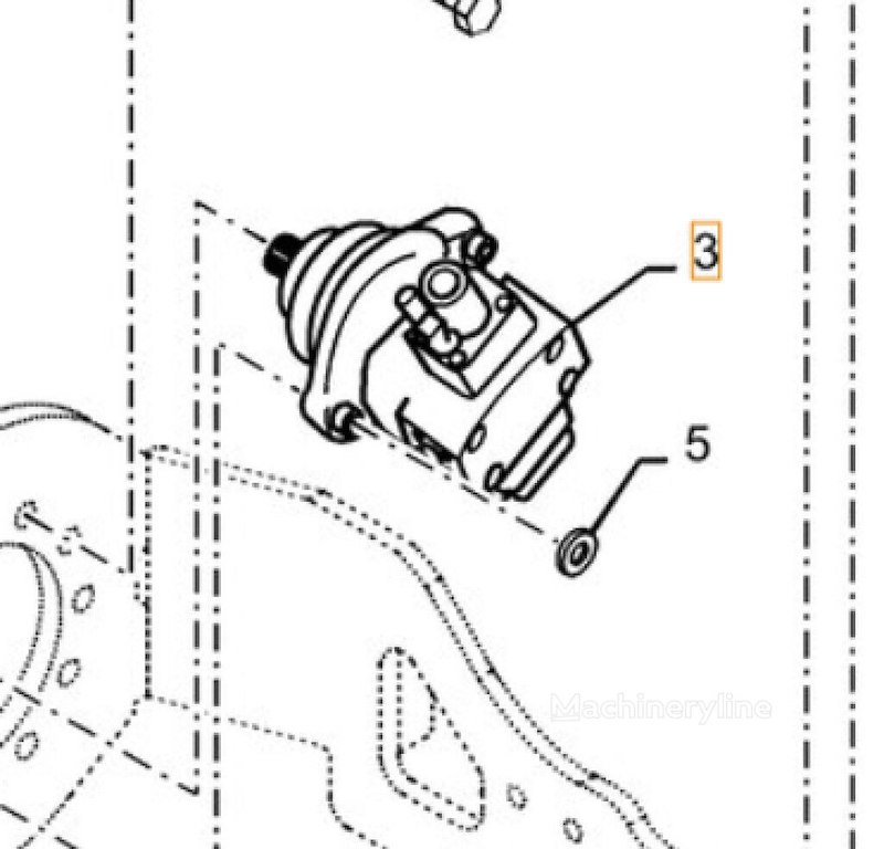 Case 48180421 hidraulični motor za Case SV208 SV210 valjka