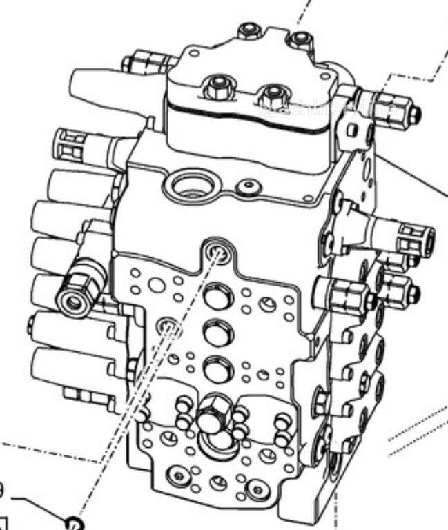 Case KMJ25350 hidraulični razvodnik za Case CX145D bagera