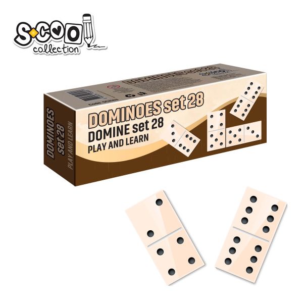 S-COOL Domine u drvenoj kutiji 28 duplo 6 SC2163