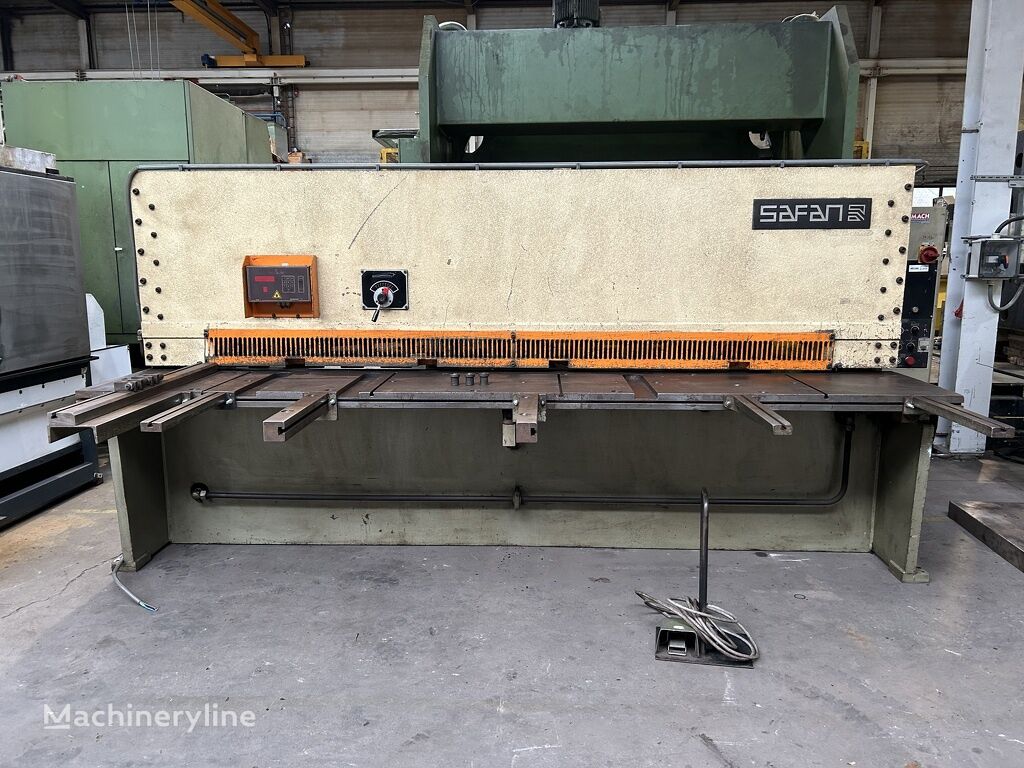 Safan Knipbank knipschaar plaatschaar Hydraulisch Safan HVS 310-13-16 giljotinske makaze