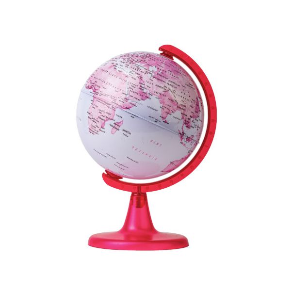 S-COOL Školski globus PVC pink 15cm 43152