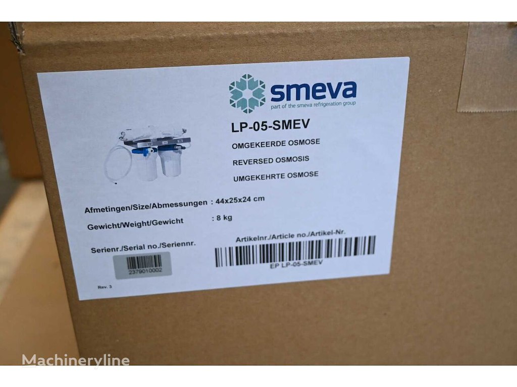 Prodaje se Smeva LP-05-SMEV sistem za prečišćavanje vode na aukciji