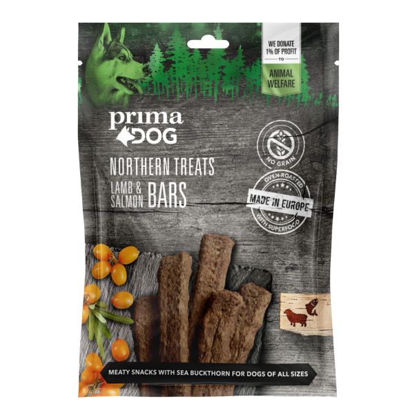 PRIMA DOG Northern treats 80g jagnjetina/losos